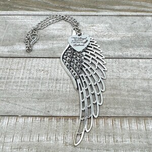 Husband Memorial Angel Wing Car Charm – "i Have an Angel in Heaven, I ...