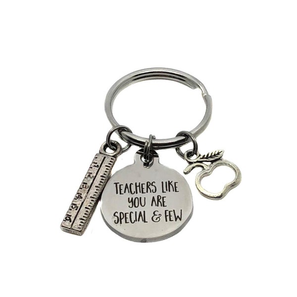 Teacher Key Chain - Etsy