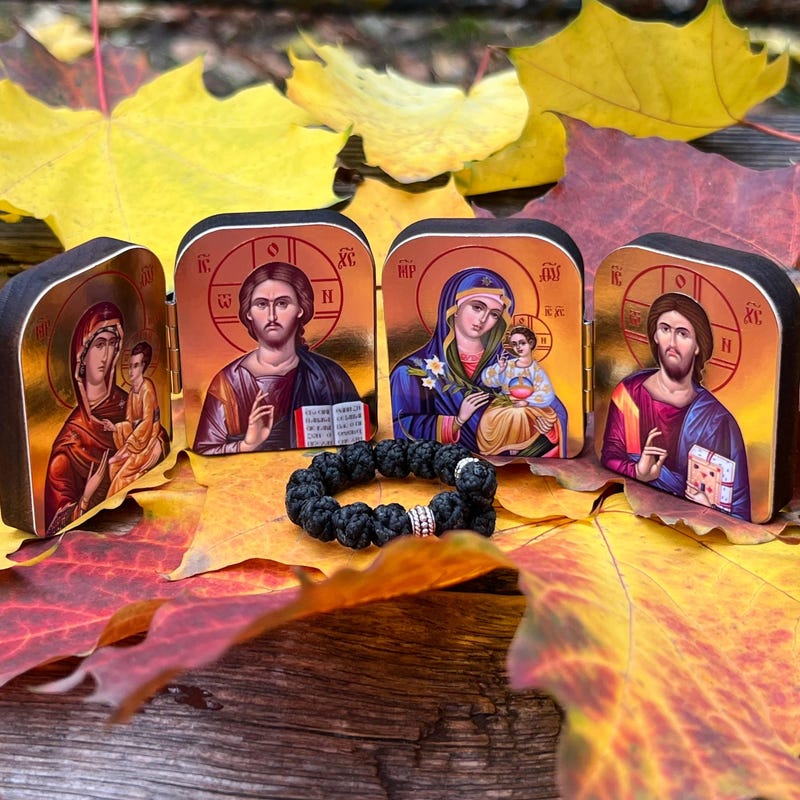 Folding Jesus Icon - Etsy