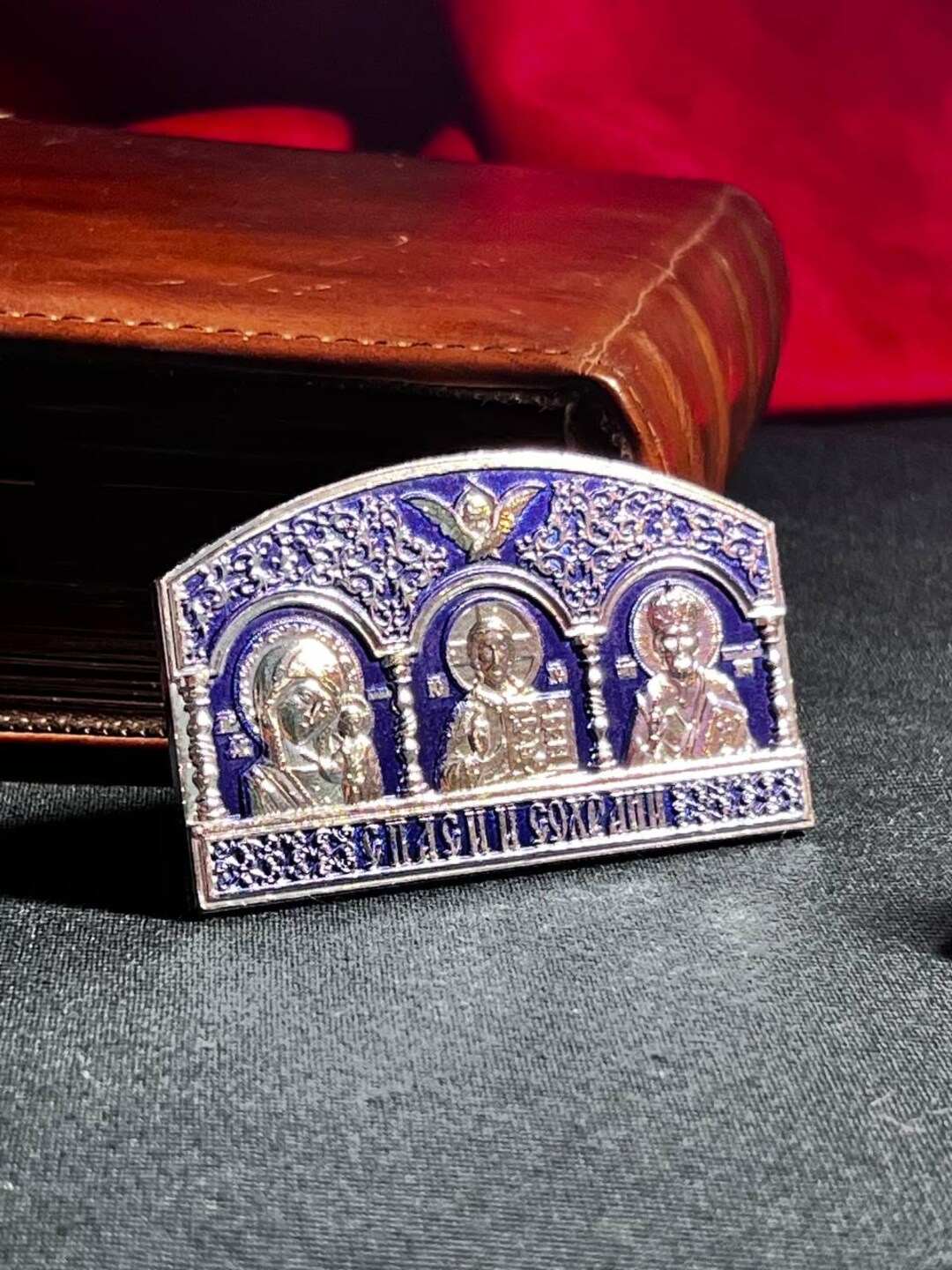 Christian Brass Magnet Icon-triptych, Orthodox Icon, Orthodox Christian ...