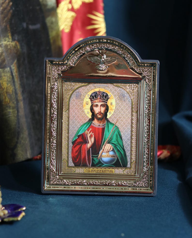 Icon of Jesus Christ, Folding Icon, Jesus Christ, Mother of God ...