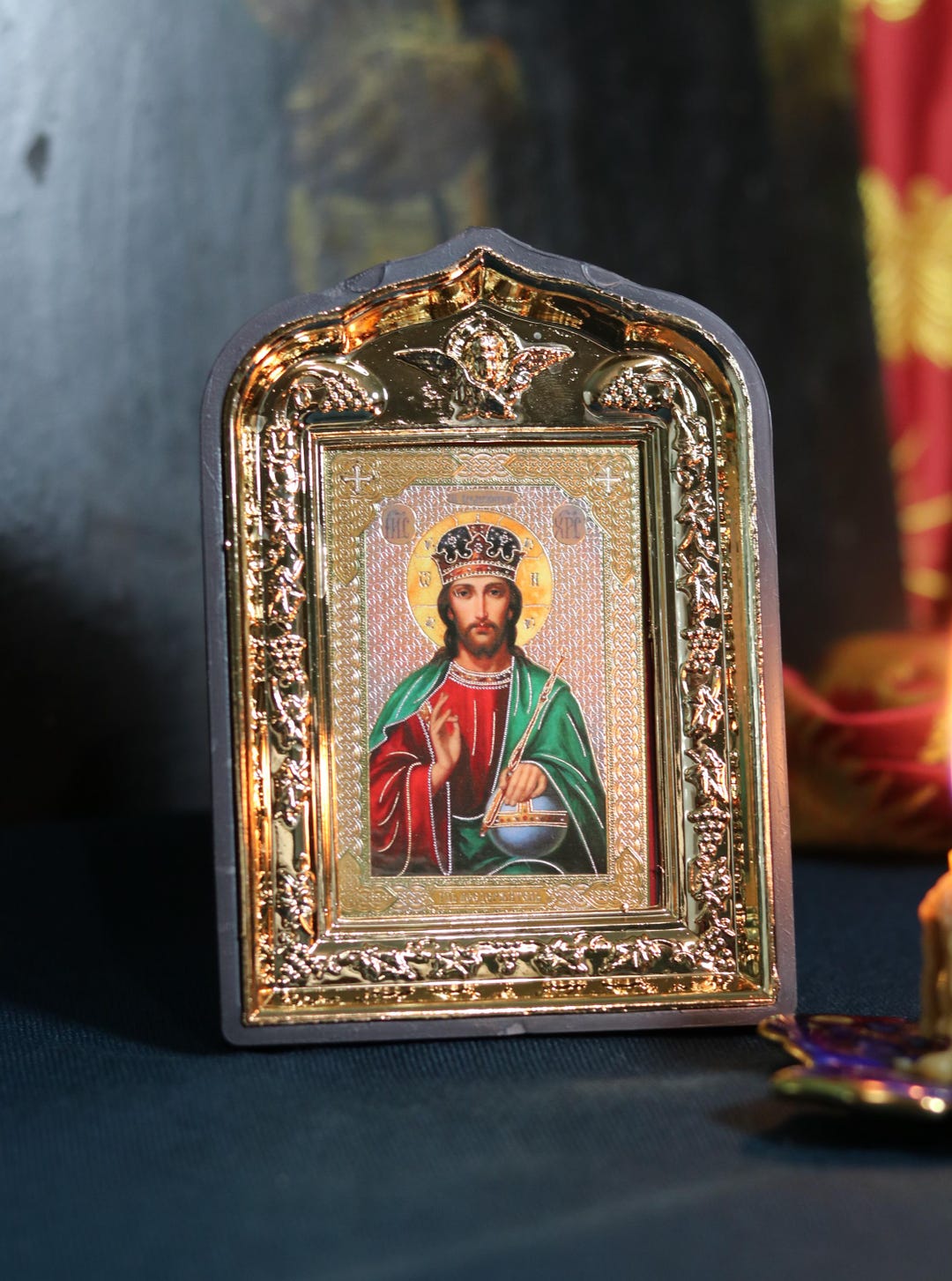 Icon of Jesus Christ, Folding Icon, Jesus Christ, Mother of God ...