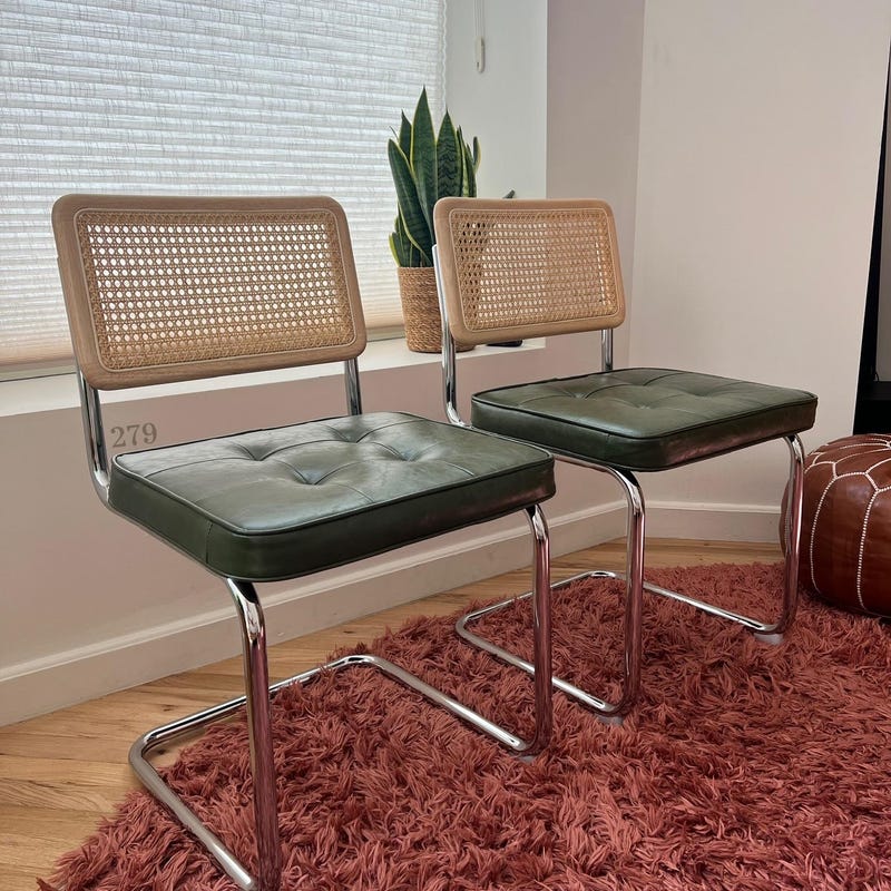 2 Chrome Dining Chairs - Etsy