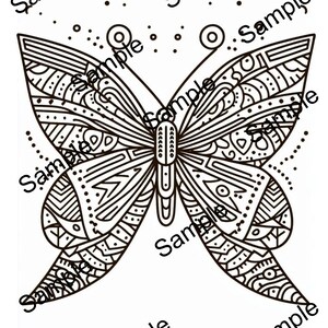Butterfly Mindfulness Colouring Book. Instant Download. Printable. - Etsy