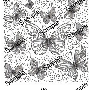 Butterfly Mindfulness Colouring Book. Instant Download. Printable. - Etsy