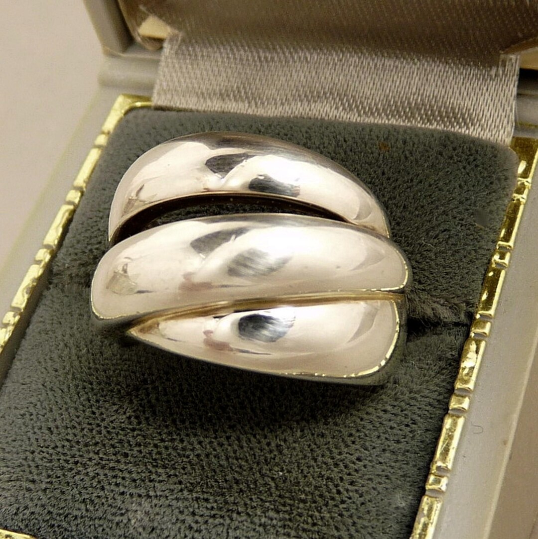 Elle Sterling 925 Wrap Ring Statement Jewelry - Etsy