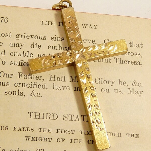 Etched Cross - Etsy