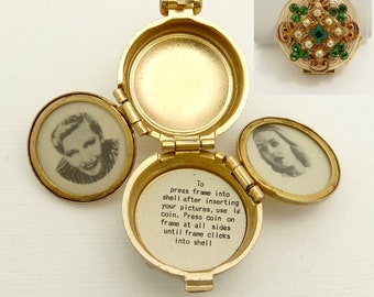 Vintage Coro Locket - Etsy