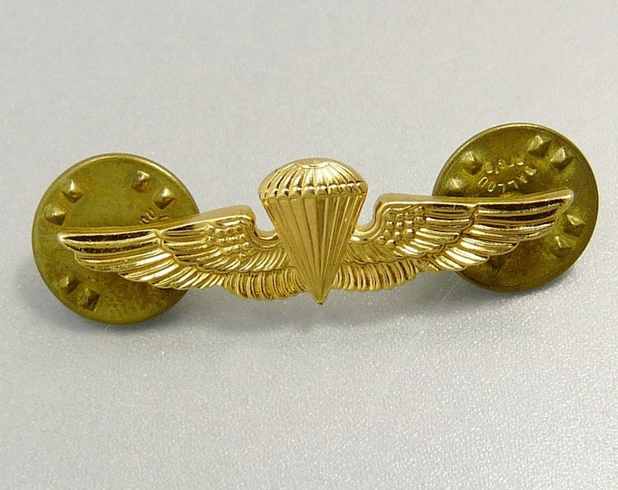 Vintage USMC Paratrooper Jump Wings Pin 10K Gold Filled - Etsy
