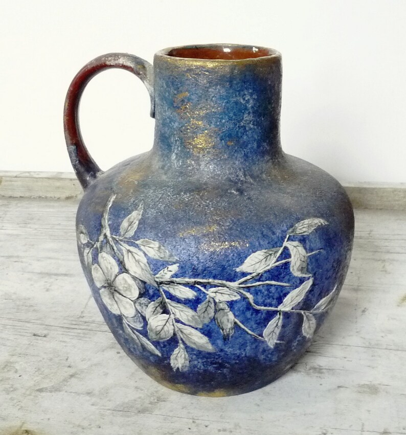 Rare Matt Morgan Art Pottery Ewer Vase 1882 - Etsy