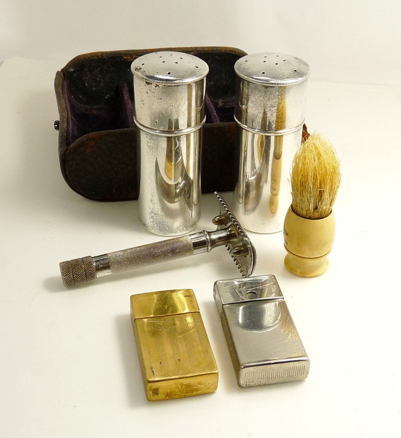 Antique King Gillette Razor With Accessories in Box 1904 - Etsy
