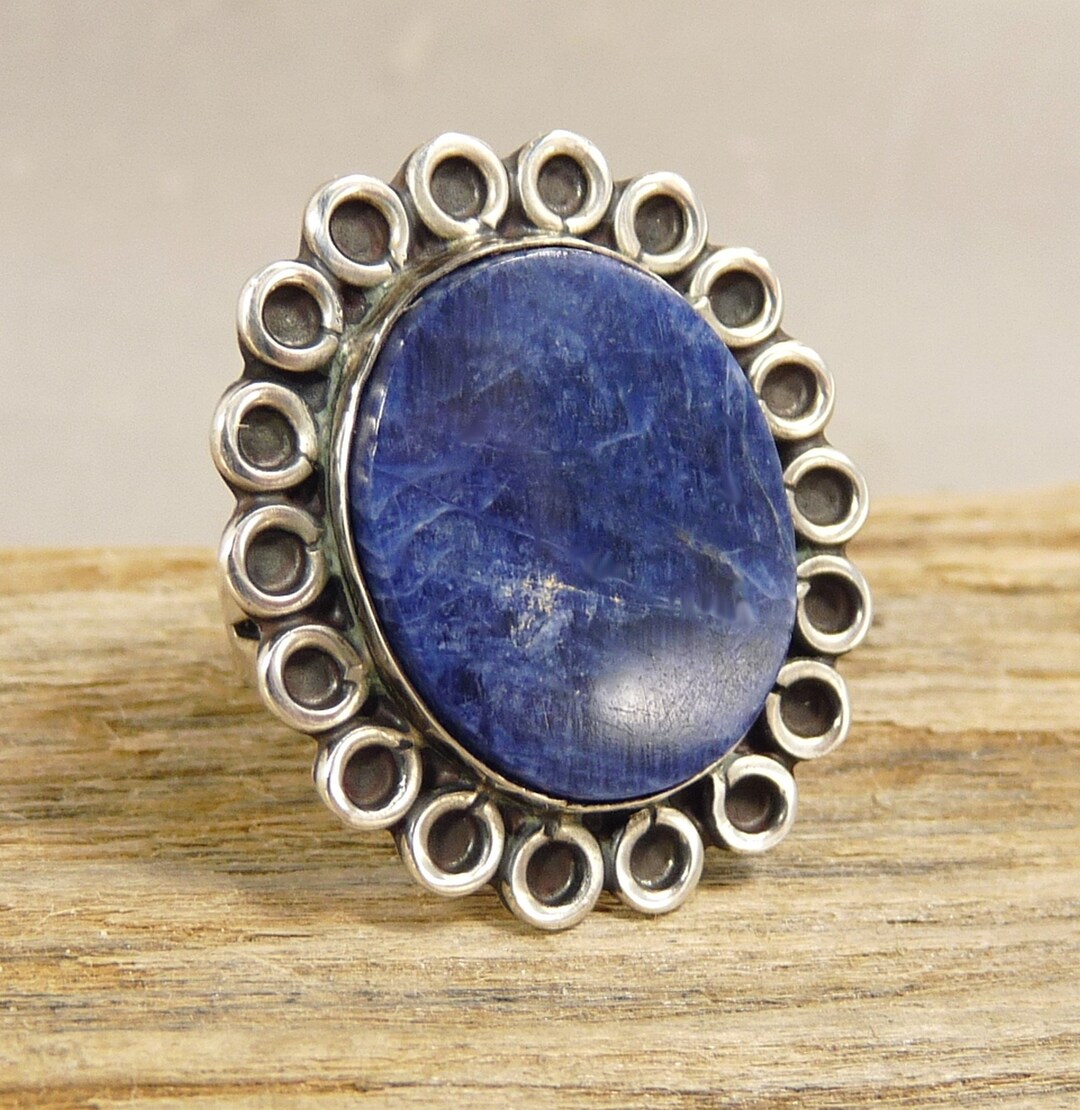 Mexico Sterling 925 & Lapis Ring Eagle 3 Hallmark Vintage Jewelry - Etsy