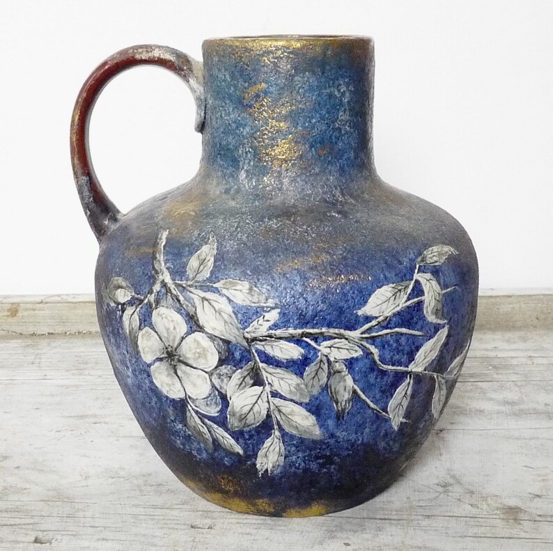 Rare Matt Morgan Art Pottery Ewer Vase 1882 - Etsy
