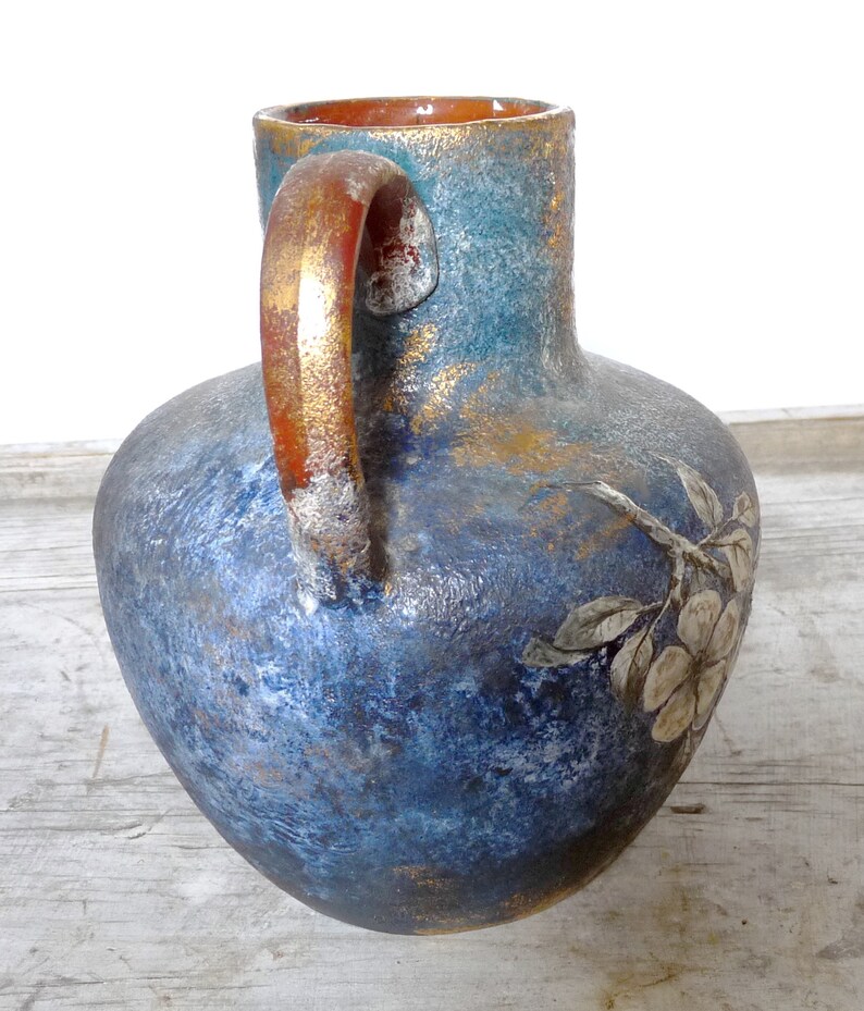 Rare Matt Morgan Art Pottery Ewer Vase 1882 - Etsy