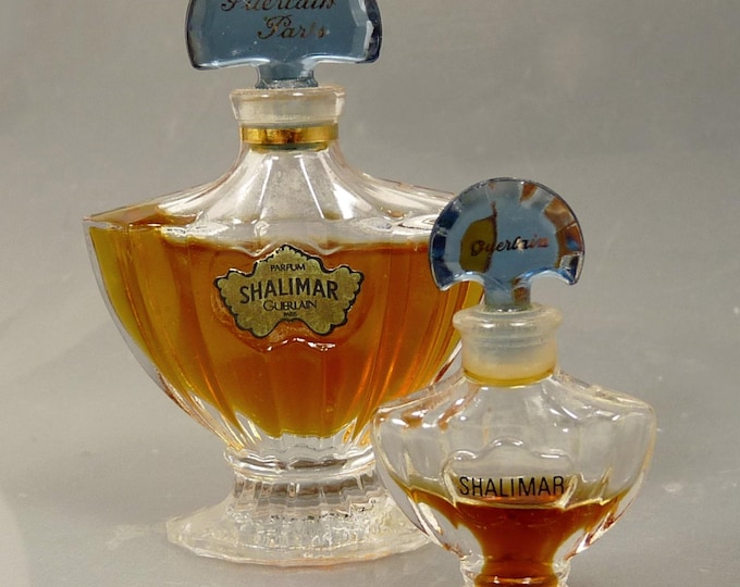 Vintage Guerlain Shalimar Perfume .25 Oz Plus Mini - Etsy