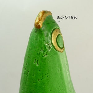 Bitossi Aldo Londi Rosenthal Netter Pottery Chicken Figurine Blue ...