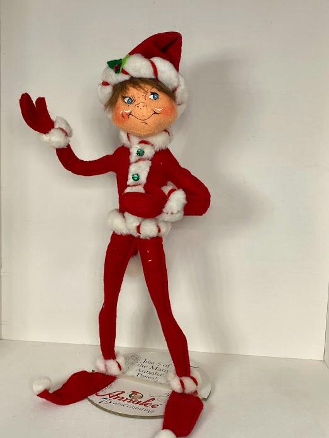 Annalee Christmas Elf. 15 Inches Tall. Made in 2009 - Etsy