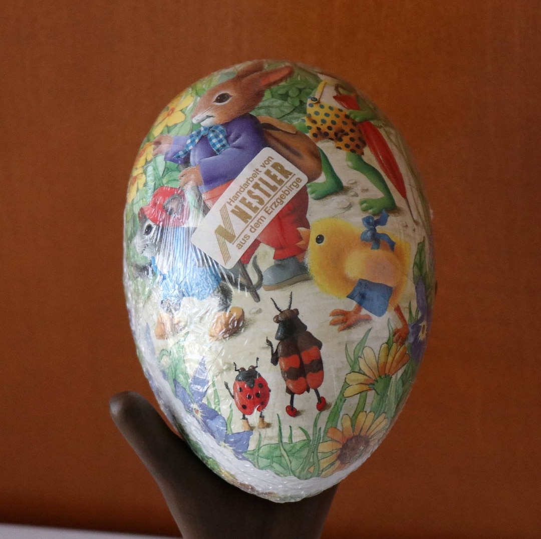 Vintage Large German Nestler Egg, Nestler Candy Container, Vintage ...