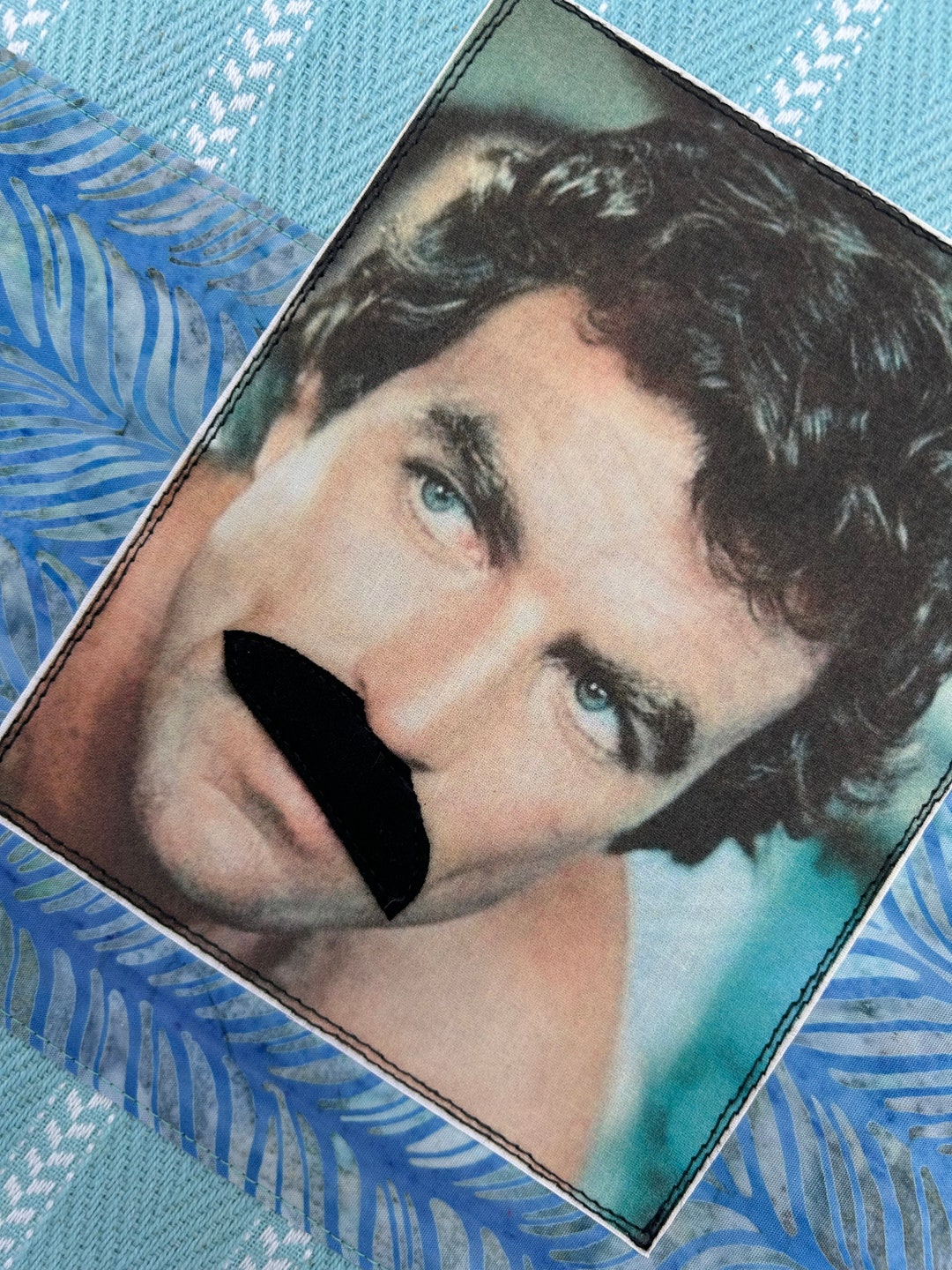 Tom Selleck Fuzzy Mustache Tea Towel - Etsy