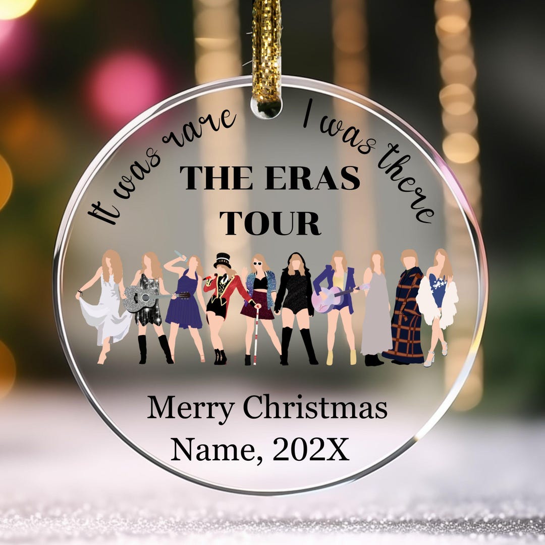 Tay Tay Ornament, Tay Tour Ornament, Custom Tay Fan Ornament, Tay Tay ...