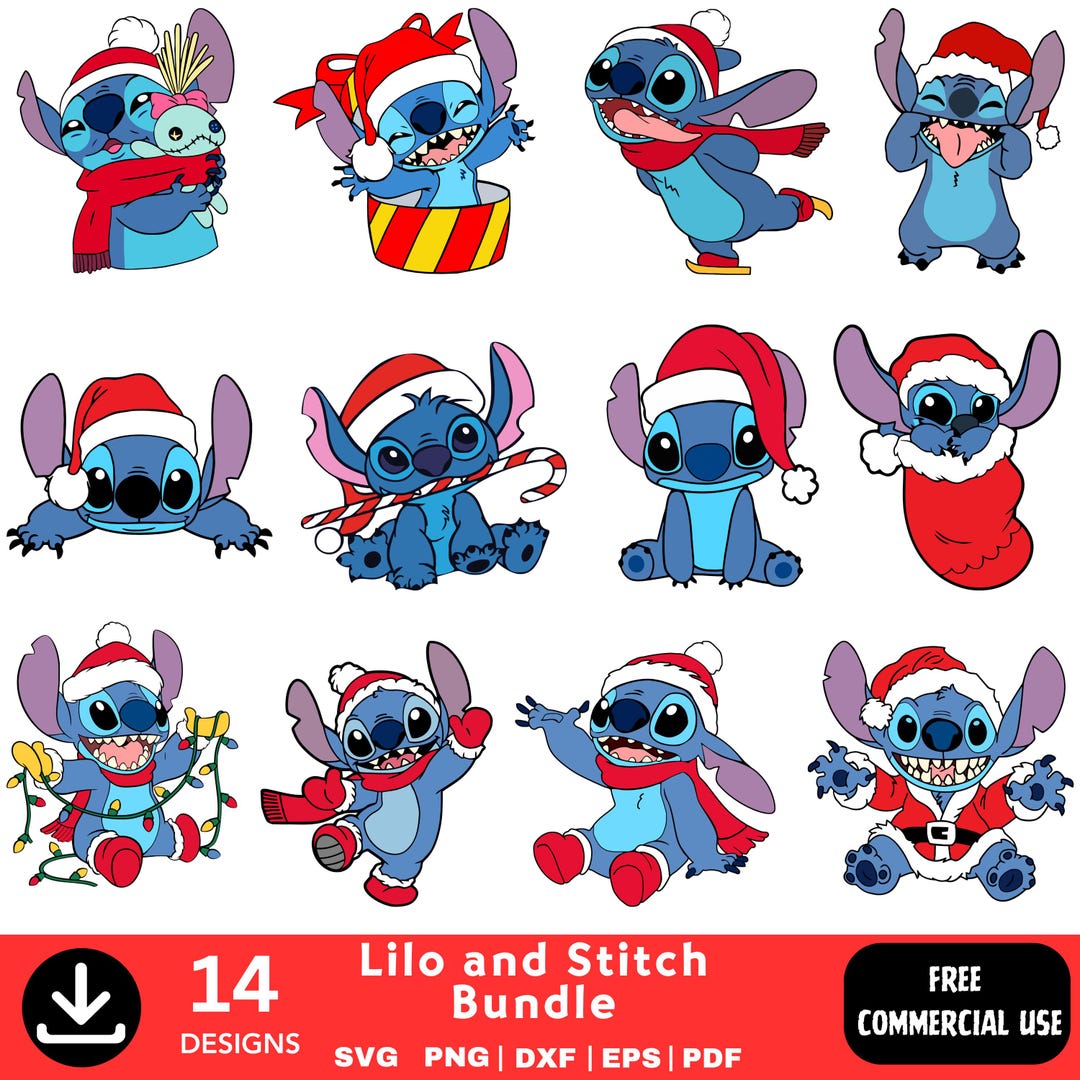 Lilo And Stitch Svg Bundle For Cricut And Sublimation Stitch Cut Files