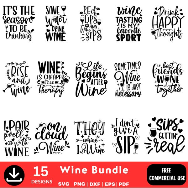 Wine Decals - Etsy