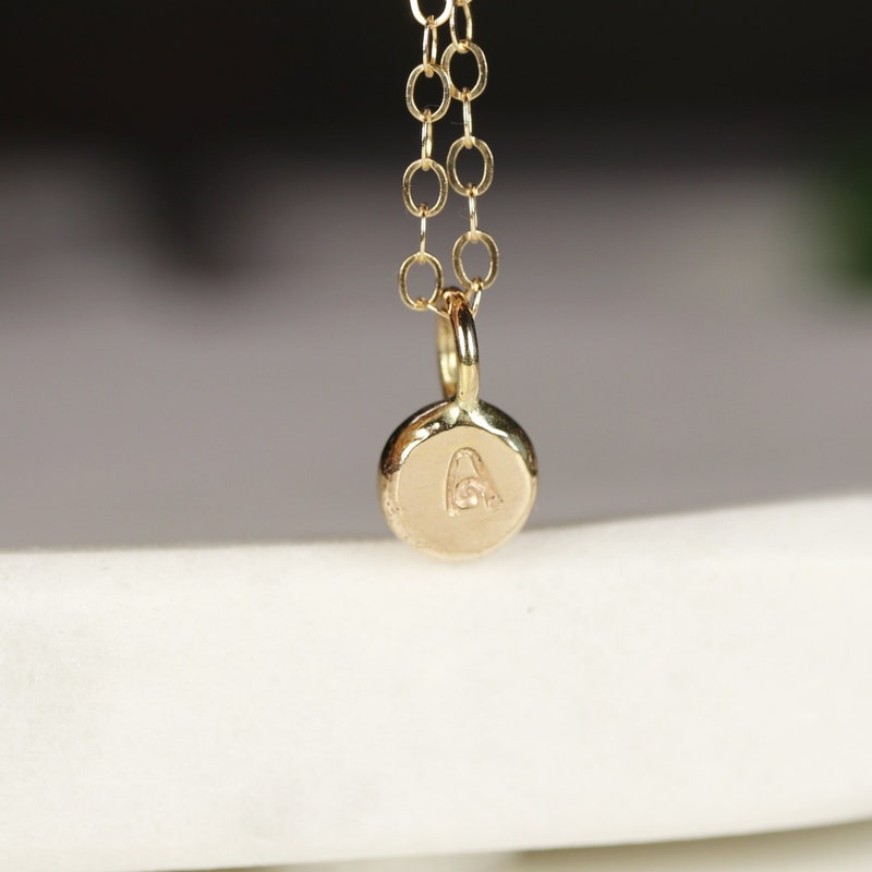 Pebble Pendant 14k - Etsy
