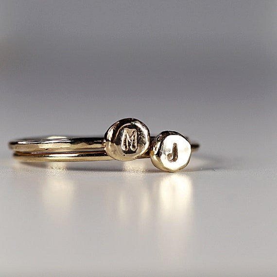Etsy initial ring store