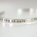 Mantra Bracelet, METTA Prayer Cuff Bracelet, Mindfulness Bracelet ...
