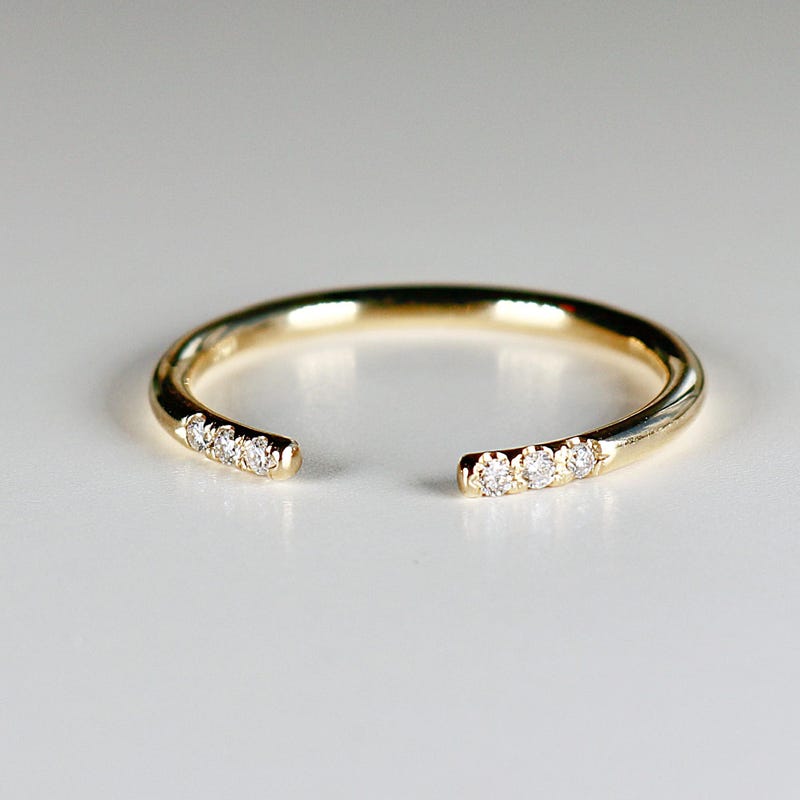 Open Wedding Band - Etsy