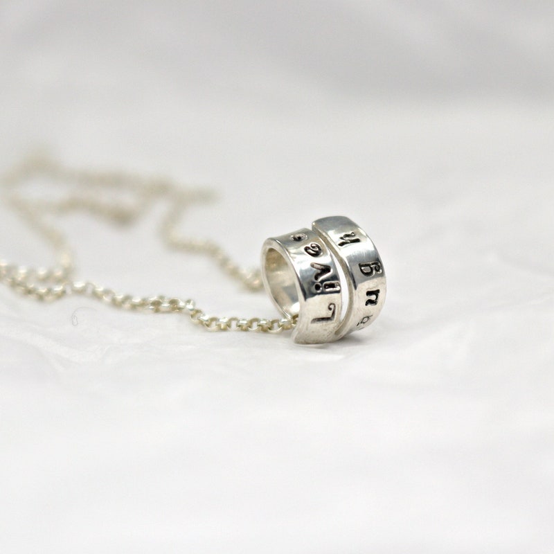 Message Necklace - Etsy