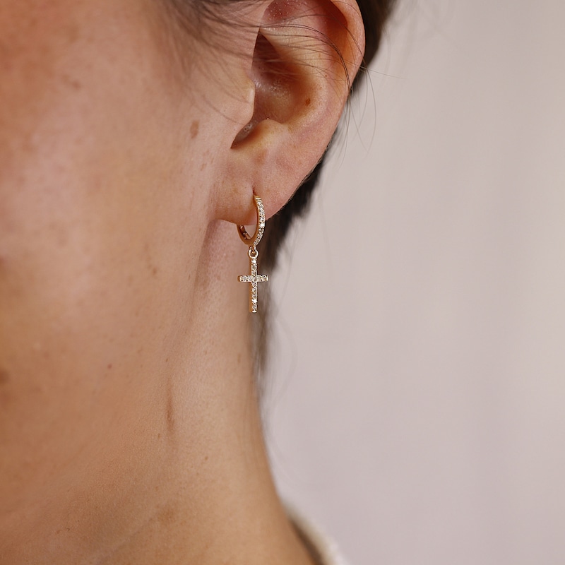 Cross Earrings - Etsy