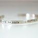 Mantra Bracelet, METTA Prayer Cuff Bracelet, Mindfulness Bracelet ...