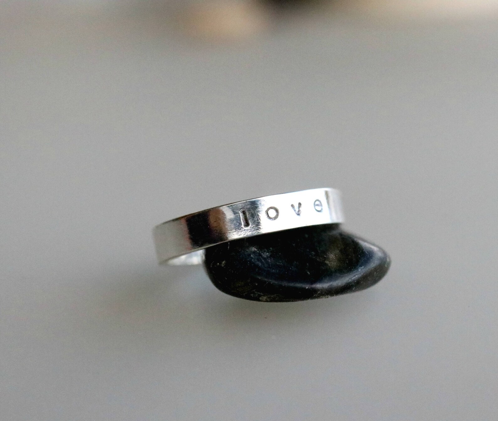 Personalized Ring Sterling Silver Custom Ring Love Ring - Etsy