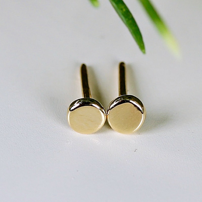 Gold Earrings - Etsy