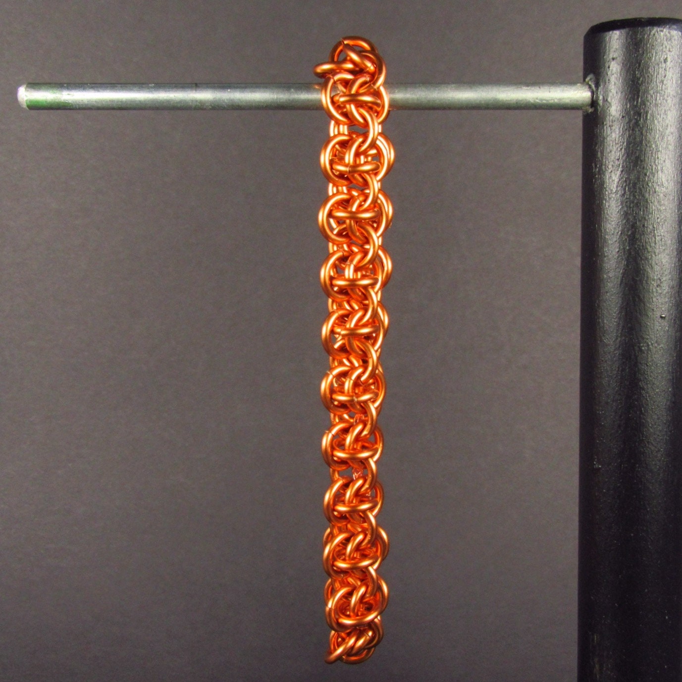 Copper Barrel Weave Chainmaille Power Bracelet - Etsy New Zealand