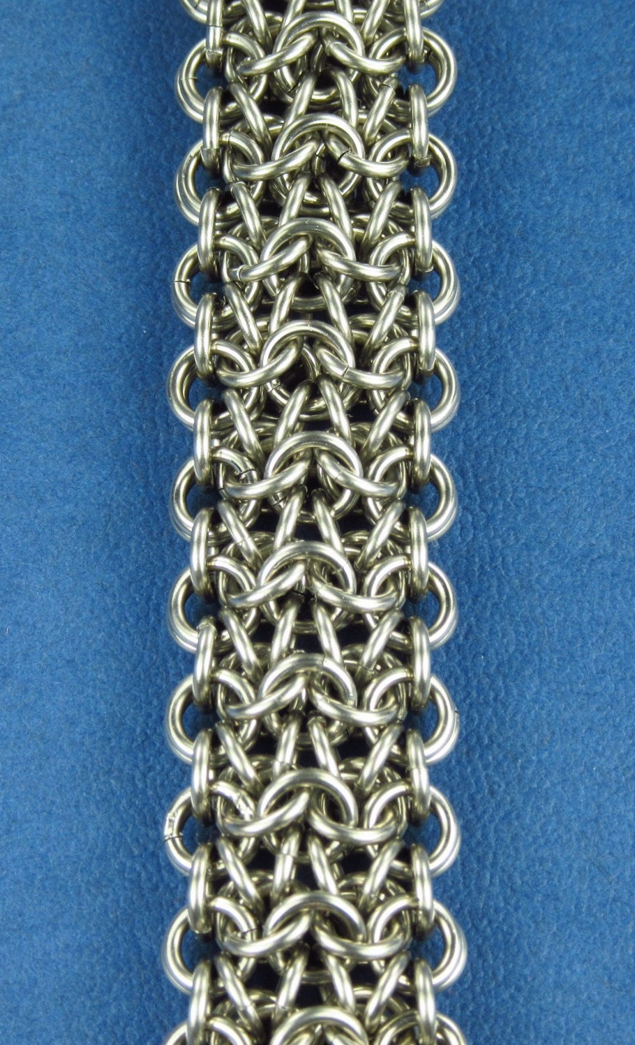 Stainless Steel Coyote Pack Weave Chainmaille Bracelet - Etsy