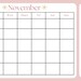 Daisy Patterned Digital Monthly Planner Hyperlinked Monthly Tabs ...