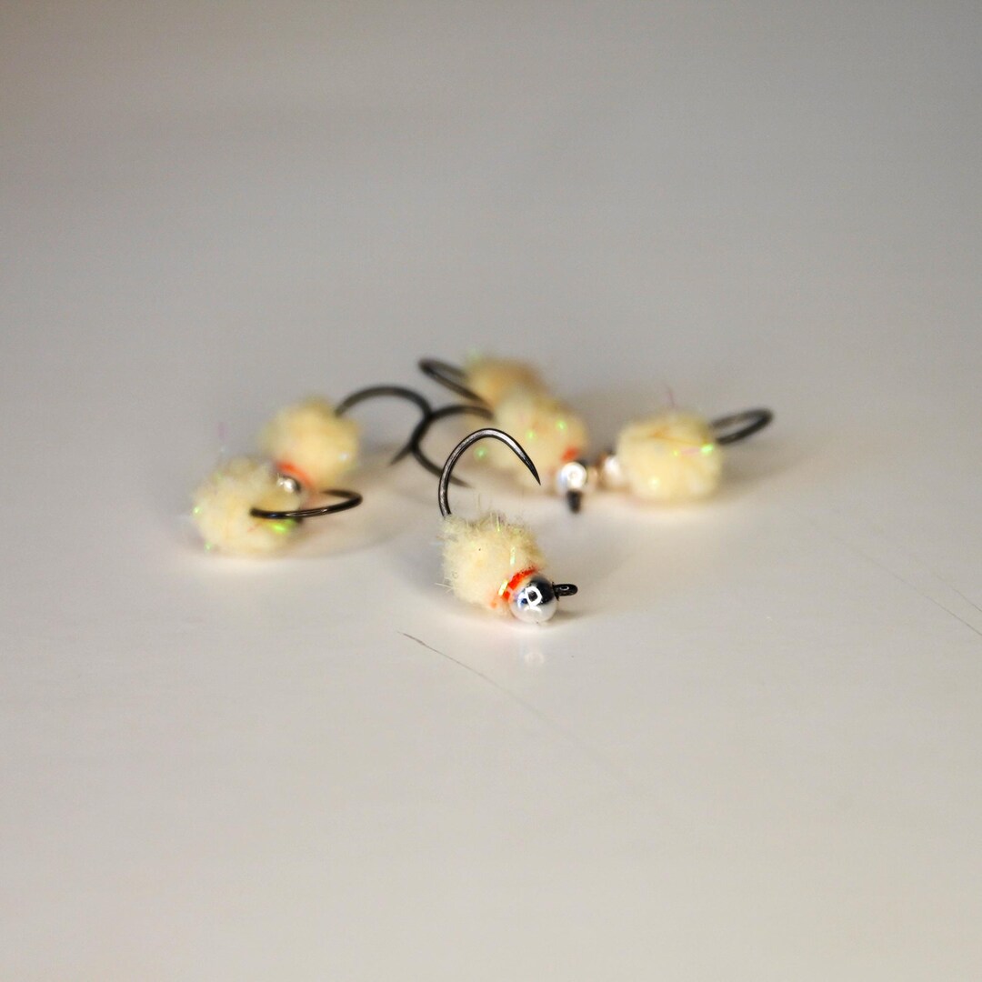 Jigged Flashy Egg Pattern for Fly Fishing: 6-pack | Egg Fly for Fly ...