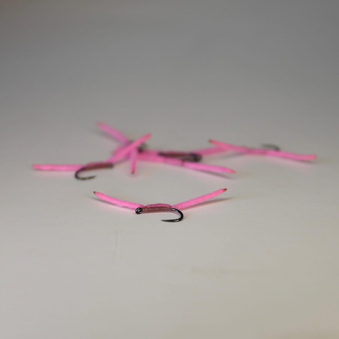Hand Tied Worm for Fly Fishing: 6-pack | San Juan Worm | Fly Fishing ...