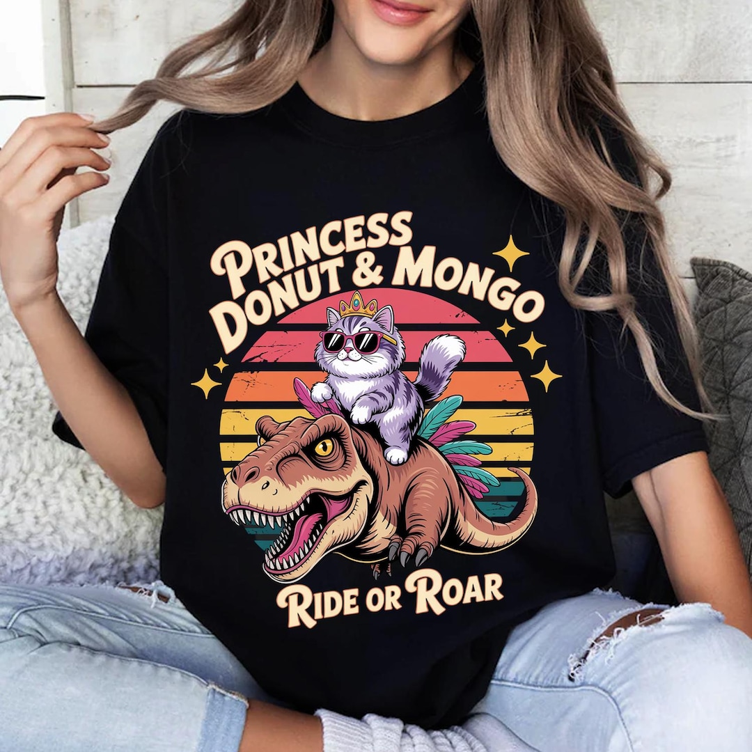 Princess Donut & Mongo Shirt, Dungeon Crawler Carl Inspired Shirt, Fantasy Book Lover - Etsy