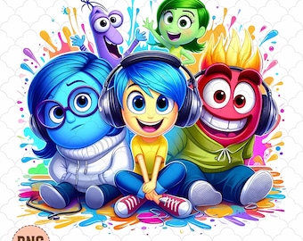 Inside Out 2 Png, Inside Out Shirt, High Quality Cricut Sticker Instant ...