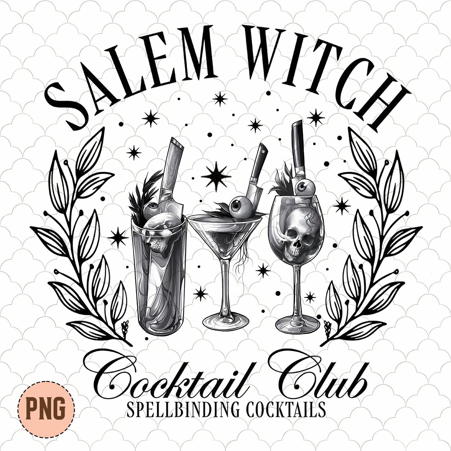 Salem Witch PNG, Halloween Png, Retro Halloween Png, Spooky Season Png ...