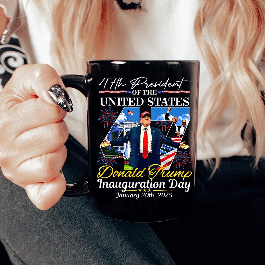 Donald Trump Inauguration Day 2025 Coffee Mug, Donald Trump Memorabilia ...