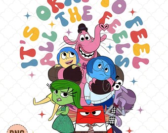 Inside Out 2 Png, Inside Out Shirt, High Quality Cricut Sticker Instant ...