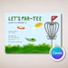 DISC GOLF BIRTHDAY | Frisbee Golf | Park | Kids | Canva | Printable ...