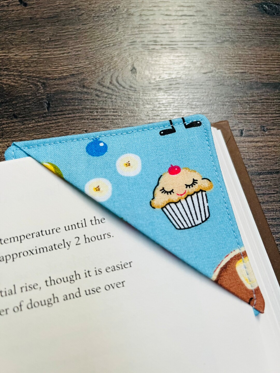 Kawaii Corner Bookmark, Bookmark, Bookmark Corner, Fabric, Gift for ...