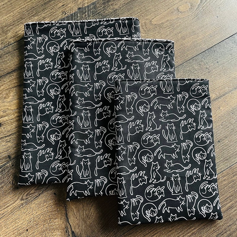 Cat Book Sleeve Holder - Etsy