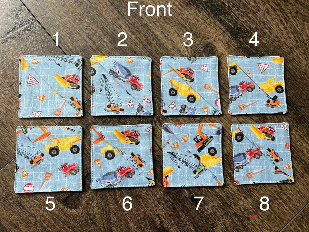 Construction Fabric Corner Bookmark: Kid Reader Gift - Etsy