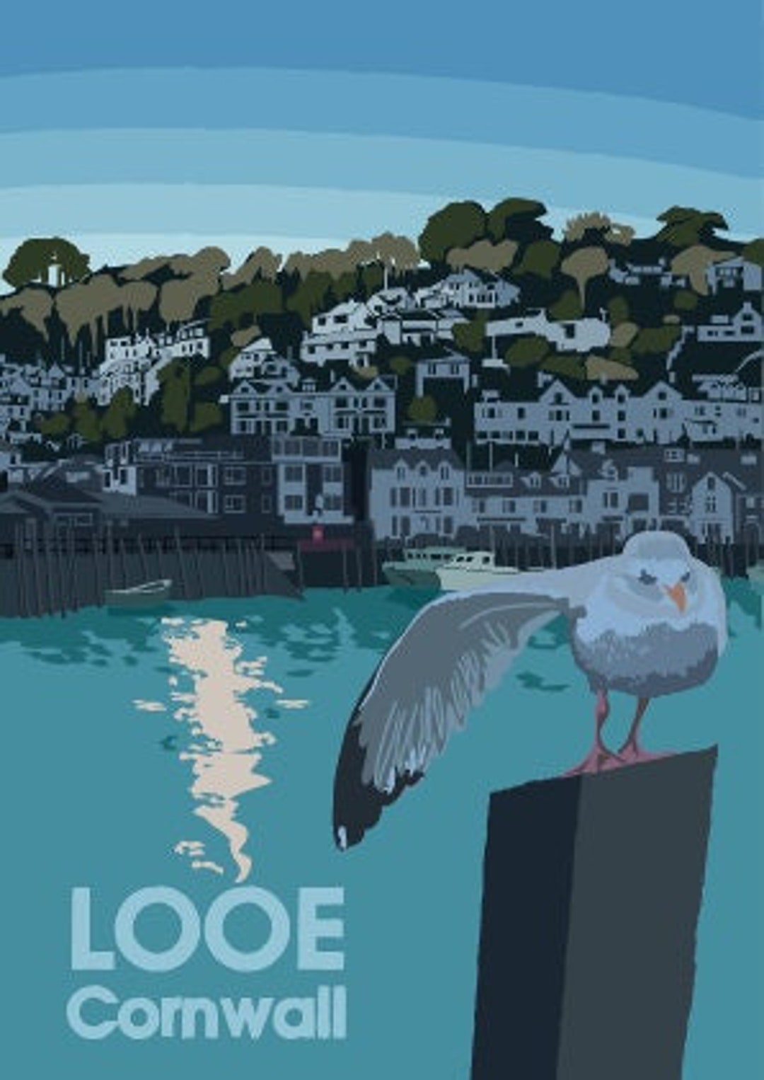 Looe Cornwall Art Print - Etsy